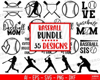 Baseball Svg Bundle, Baseball Mom Svg Cut File, Baseball Png, Baseball ...