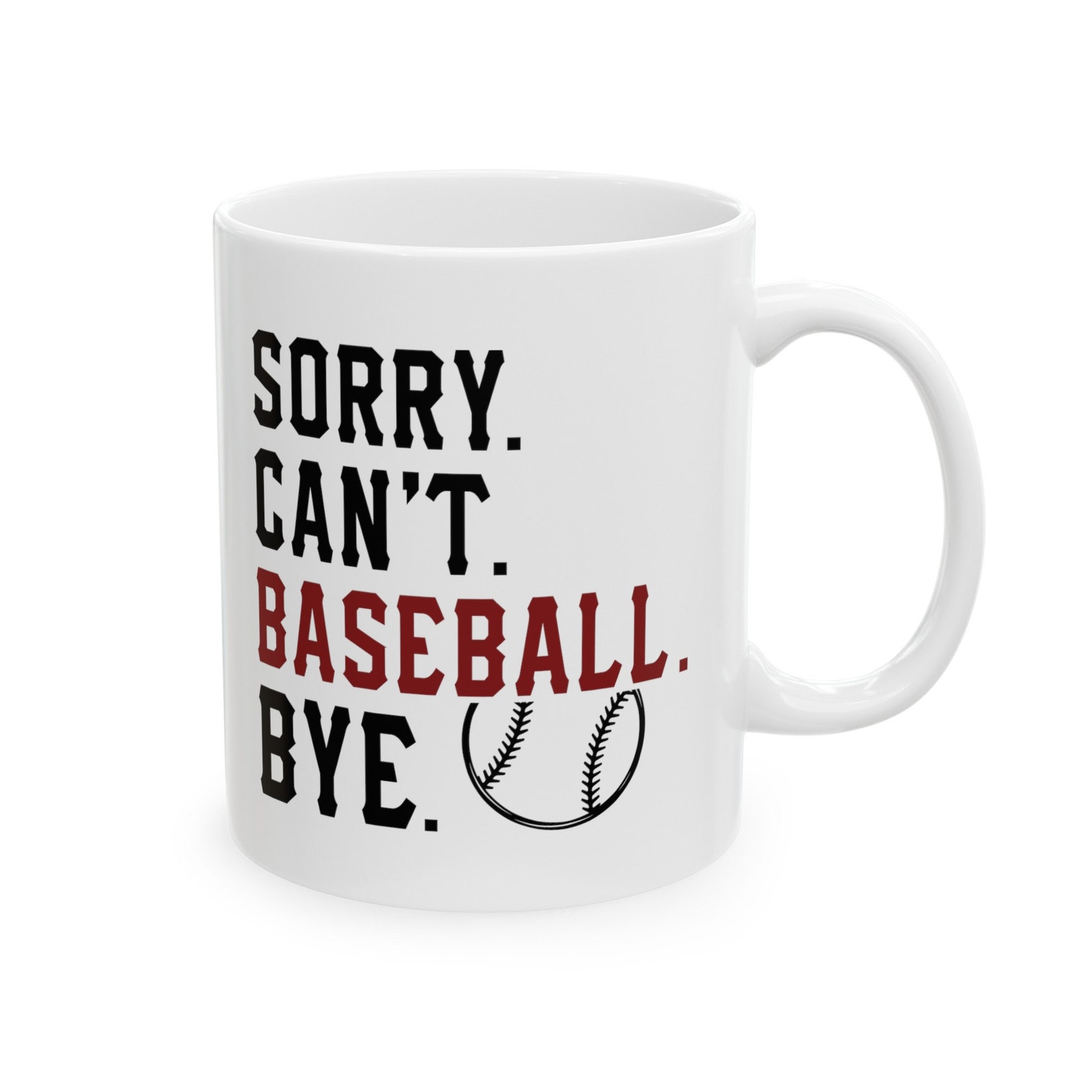 Sorry Can't Baseball Bye SVG: Funny Baseball Mom Design (digital ...