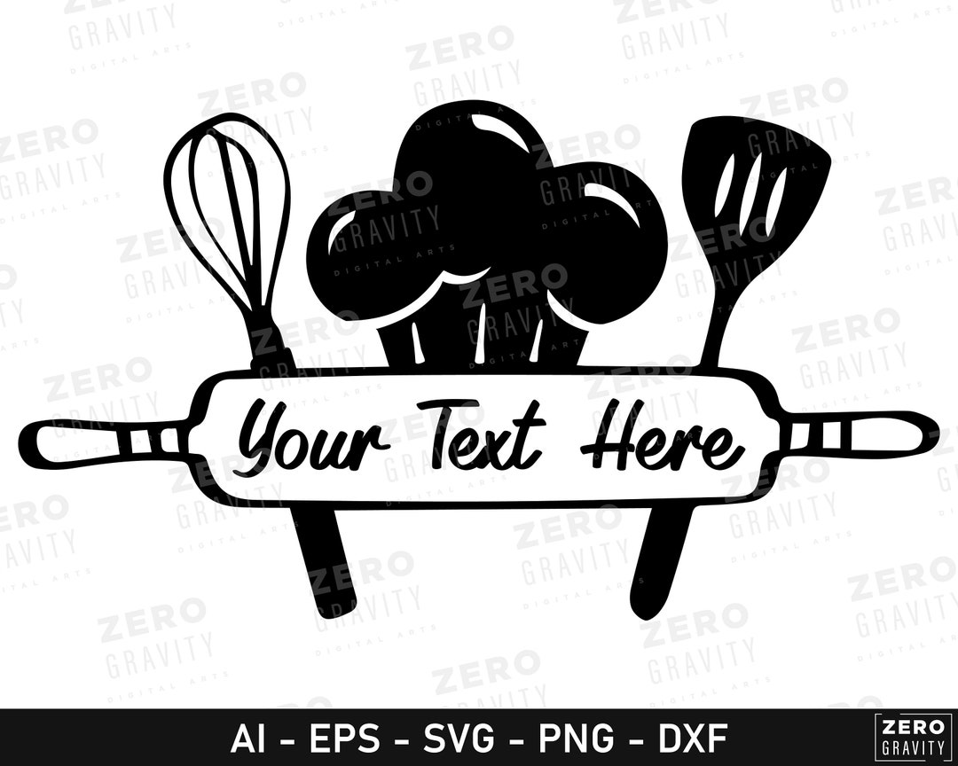 Kitchen Svg Custom, Cook Name SVG, Kitchen Sign Svg, Kitchen Cricut ...