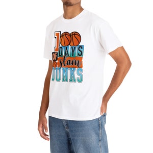 100 Days of Slam Dunks Svg, 100 Days of School Svg File for Cricut ...