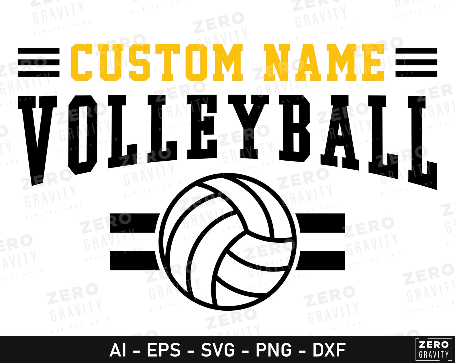 Volleyball SVG Custom, Volleyball Name SVG, Printable Volleyball PNG ...