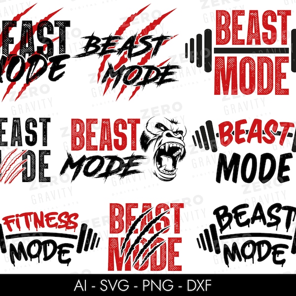 Beast Mode Svg - Etsy