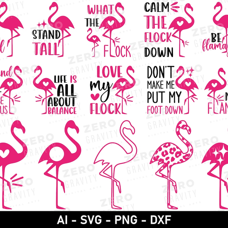 Flamingoes Flocking Signs - Etsy