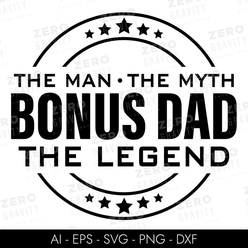 Bonus Dad Svg - Etsy