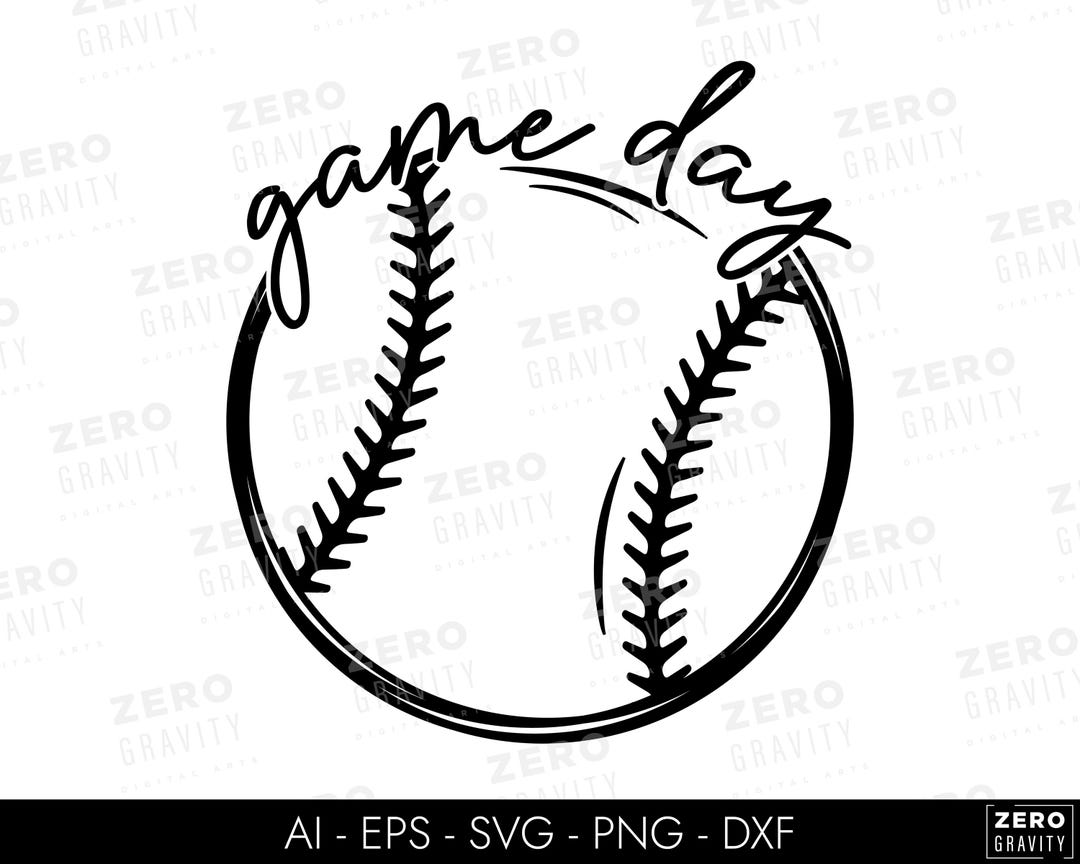 Game Day Svg, Baseball Svg, Baseball Svg for Shirts, Digital Download ...