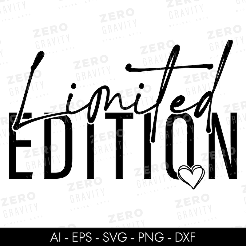 Limited Edition Svg - Etsy