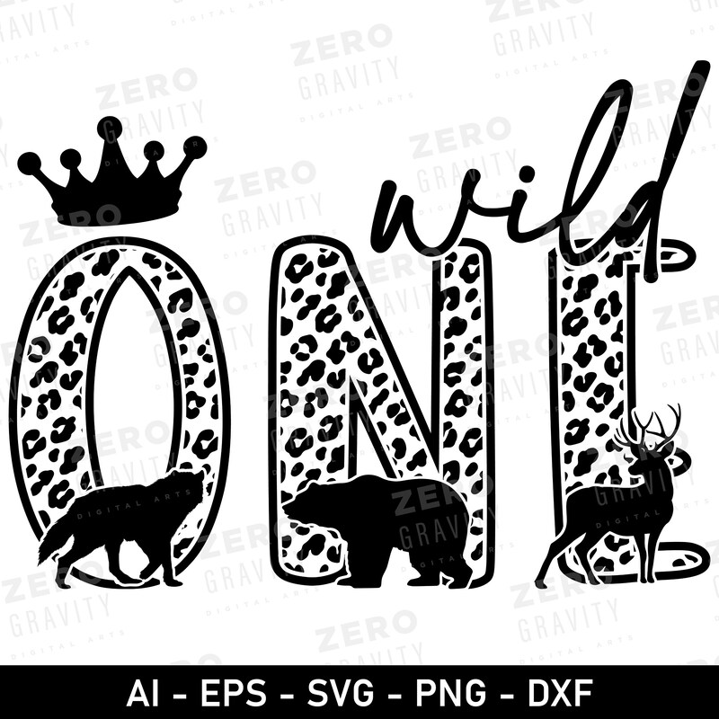 Wild One Svg - Etsy