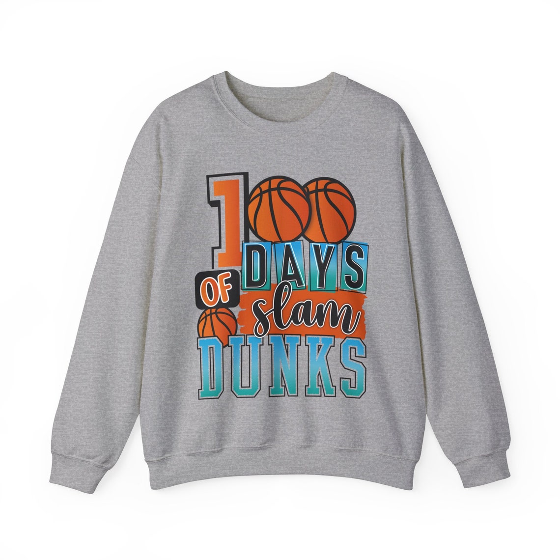 100 Days of School Basketball SVG, Slam Dunks PNG, Basketball Svg for ...