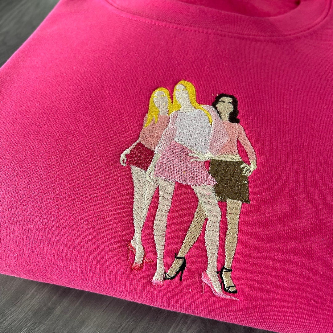 Mean Girls Merch Inspired the Plastics Movie Embroidered Sweatshirt - Etsy