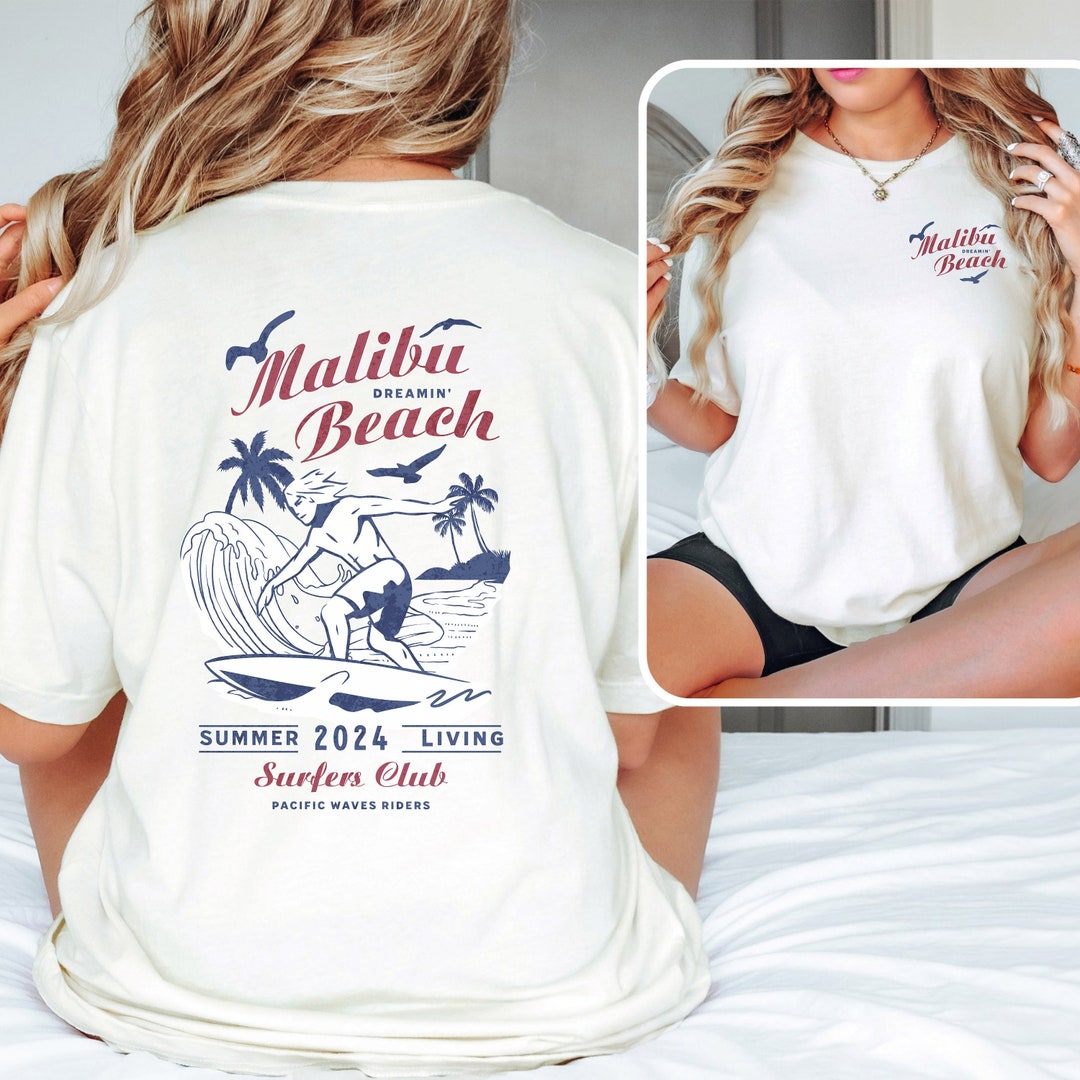 Malibu Beach Shirt, Beach Shirt, Palm Tree Shirt, Beach Life Shirt ...