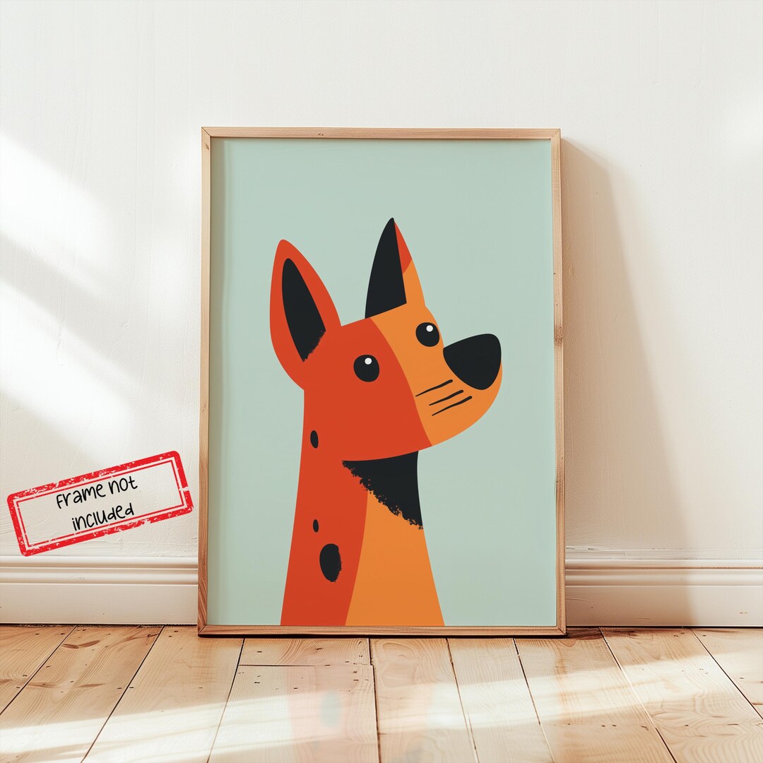 Dog Spot Matte Vertical Posters, Animal Lover Wall Art, Cute Puppy ...