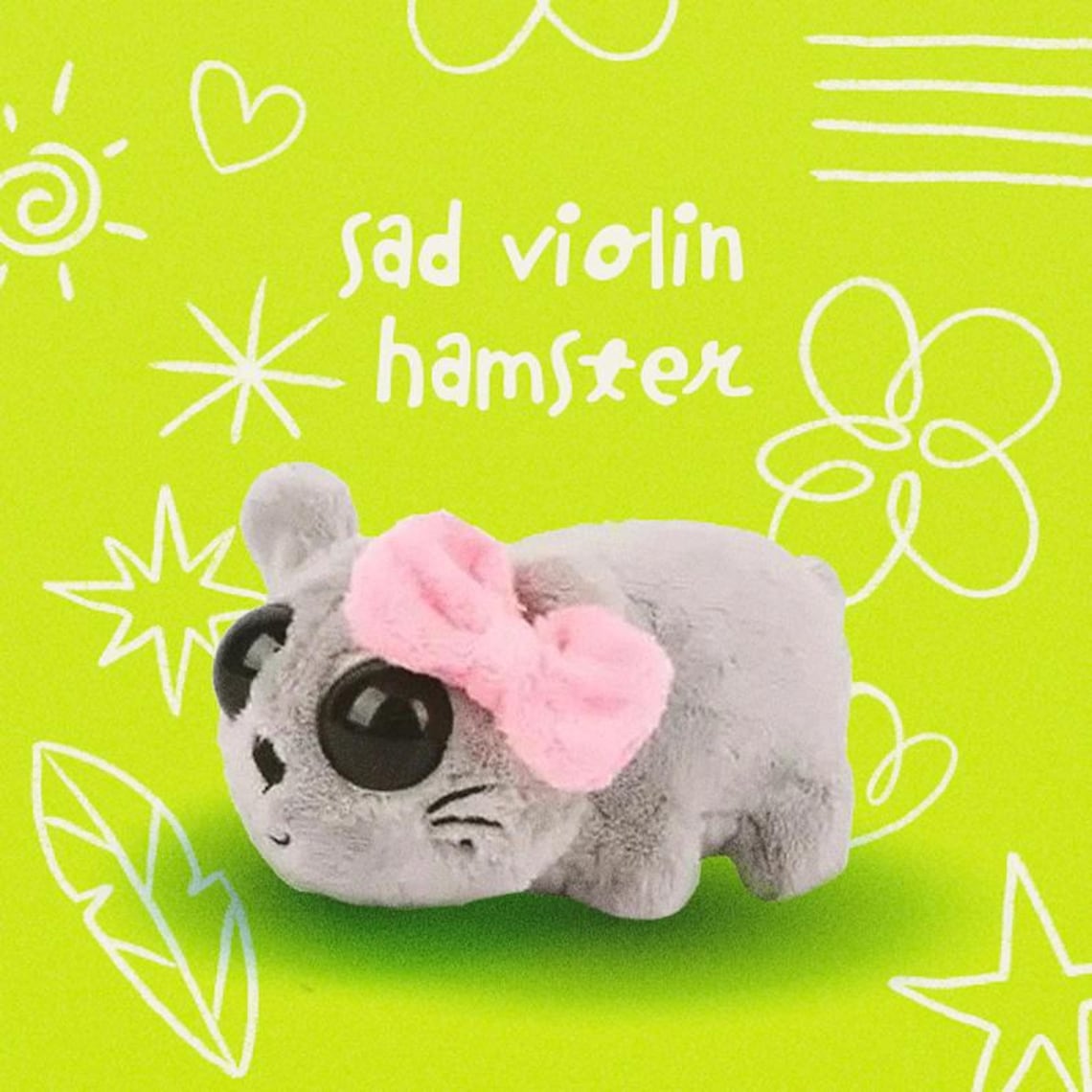 Sad Violin Hamster Meme Plushy : Cute and Quirky Hamster With Sound - Etsy