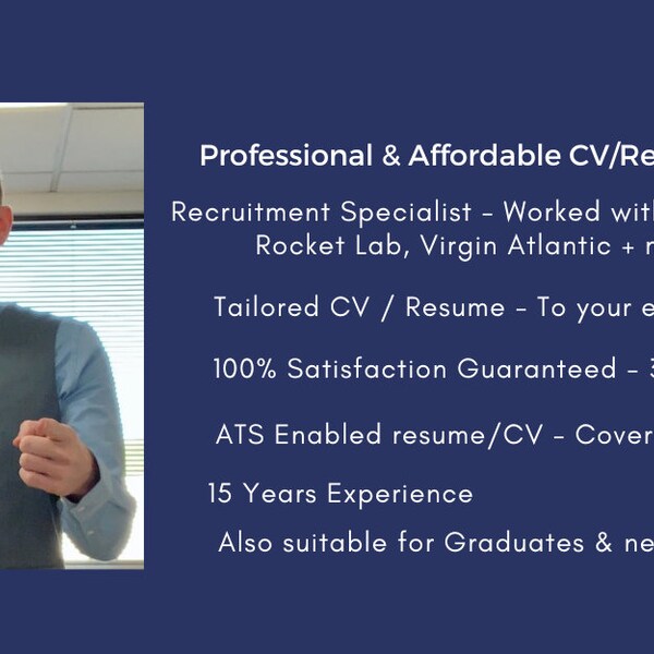 Resume Template Etsy Uk