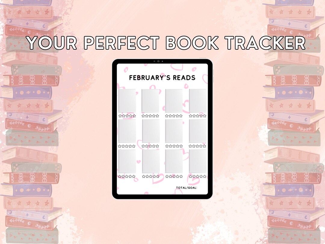Seasonal Book Tracker, Digital Reading Journal, Digital Reading ...