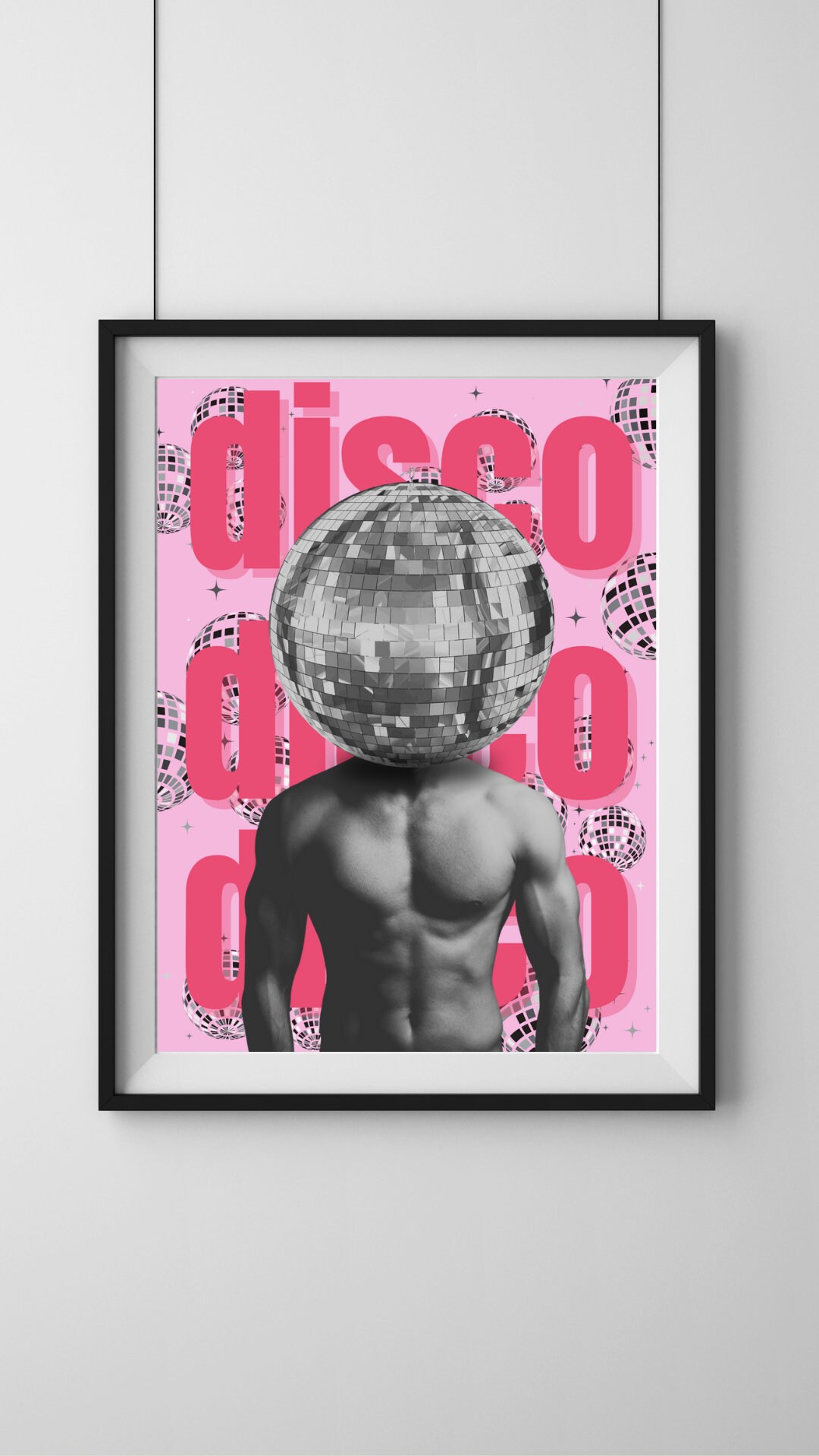 DISCO Wall Print Retro Wall Art 70s Wall Art Preppy Wall - Etsy