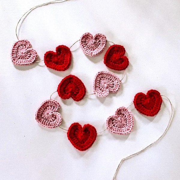 Heart Garland - Etsy