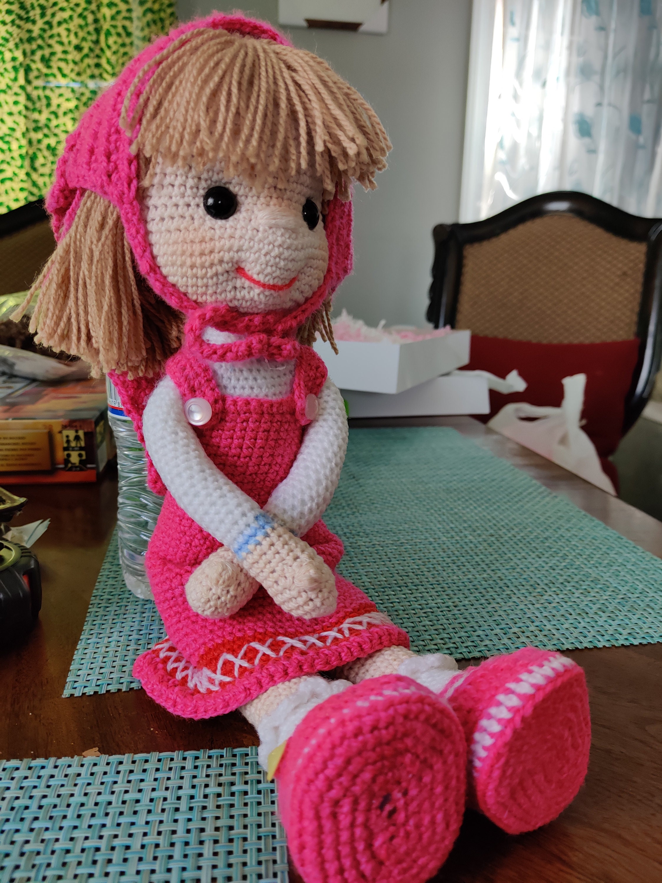 Handcrafted Masha Crochet Doll: A Beautiful Tribute to Masha and the ...