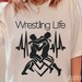 Wrestling Life Svg Png, Wrestler Svg, Heartbeat Svg, Wrestling Team Svg ...