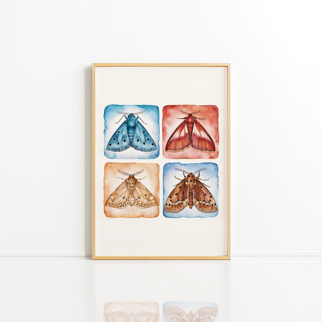 Watercolor Butterfly Printable Poster, Nursery Wall Art Decor, Living ...