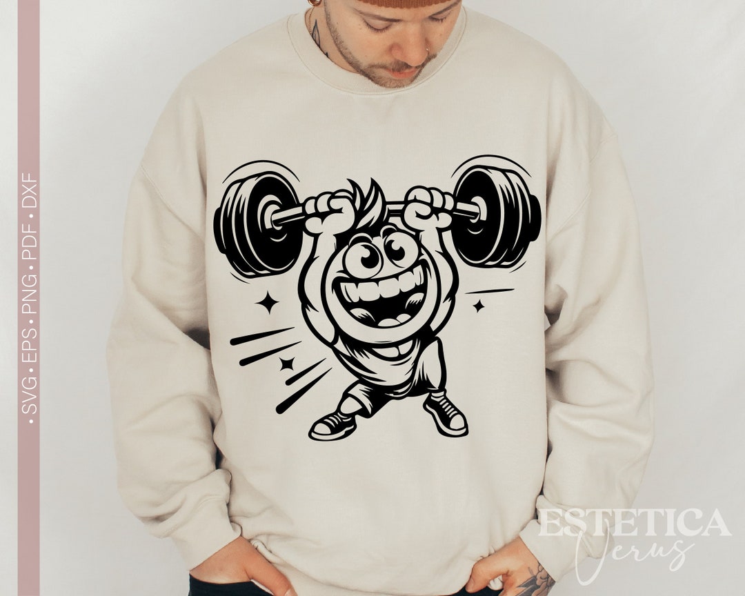 Fitness Svg Png, Gym Quote Svg, Exercise Svg, Weightlifting Svg, Gym ...