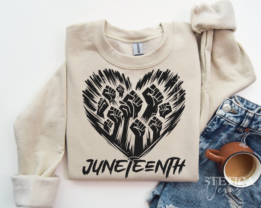 Juneteenth Corazón Svg Png, Juneteenth Amor Svg, Día de la Libertad Svg ...