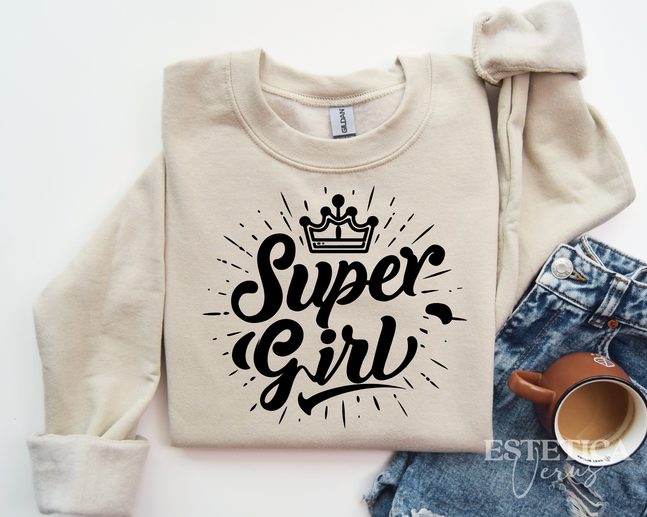 Super Girl Svg Png, Girl Power Svg, Heroic Girl Svg, Female Superhero ...