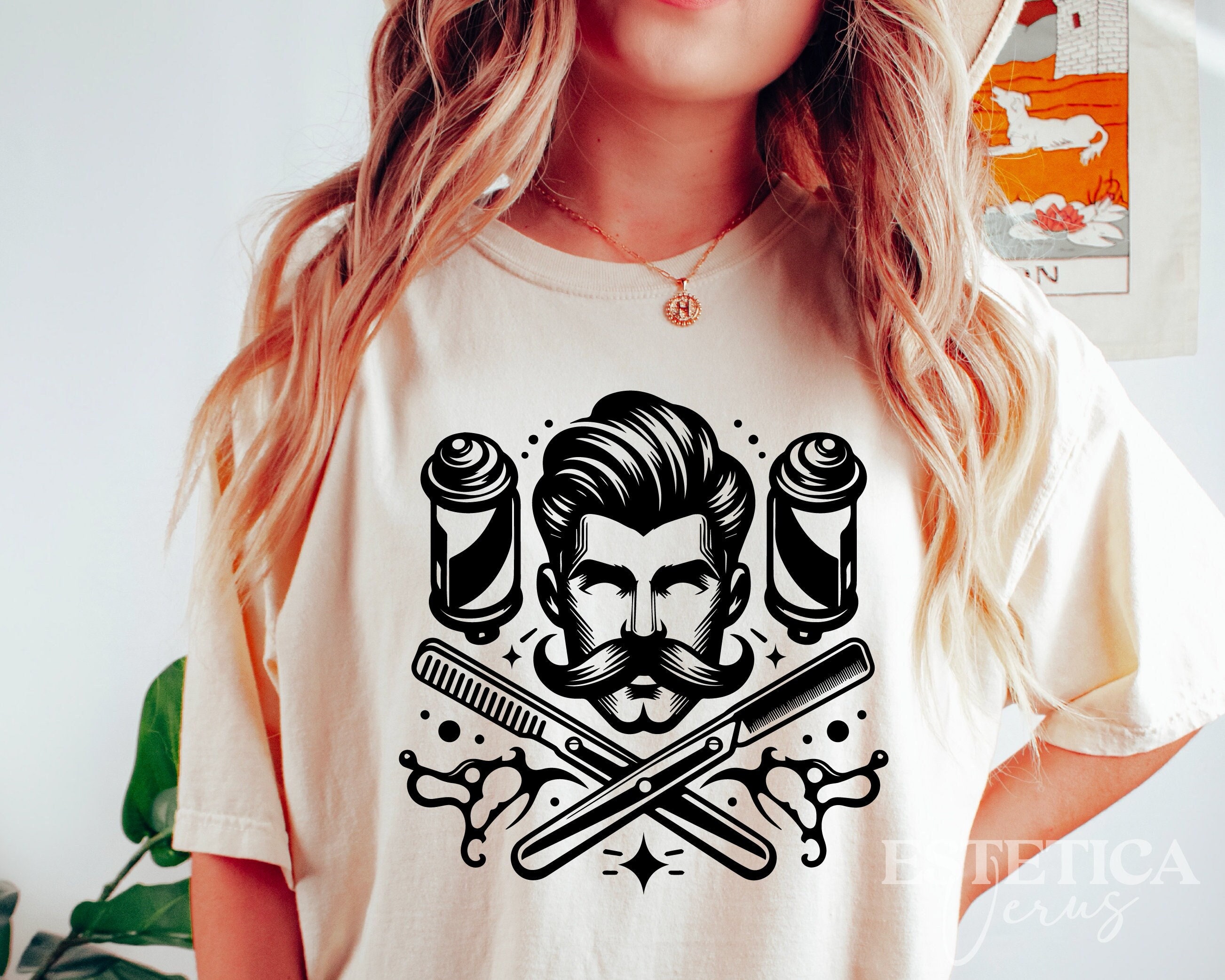 Barber Silhouette Svg Png, Hairdresser Silhouette Svg, Barber Shop Svg ...