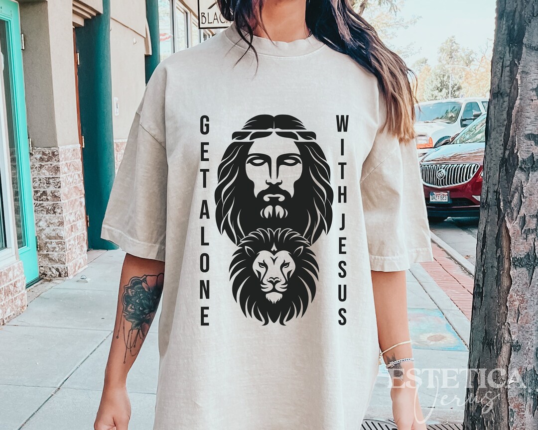 Jesus and Lion Svg Png, Jesus Silhouette, Elegant Christian Quote Svg ...