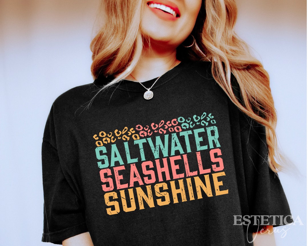Saltwater Seasheels Sunshine Svg Png, Summer Design, Summer Svg, Summer ...