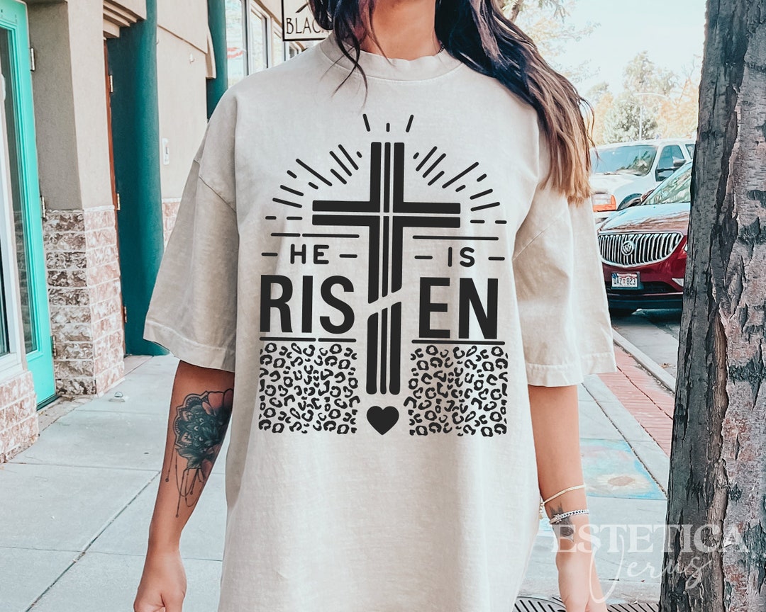 He Is Risen Svg Png Easter Svg Resurrection Sunday Svg Christian