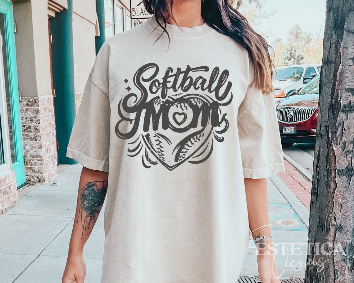 Softball Mom Svg Png, Softball Svg, Softball Mom Shirt, Softball Mama ...
