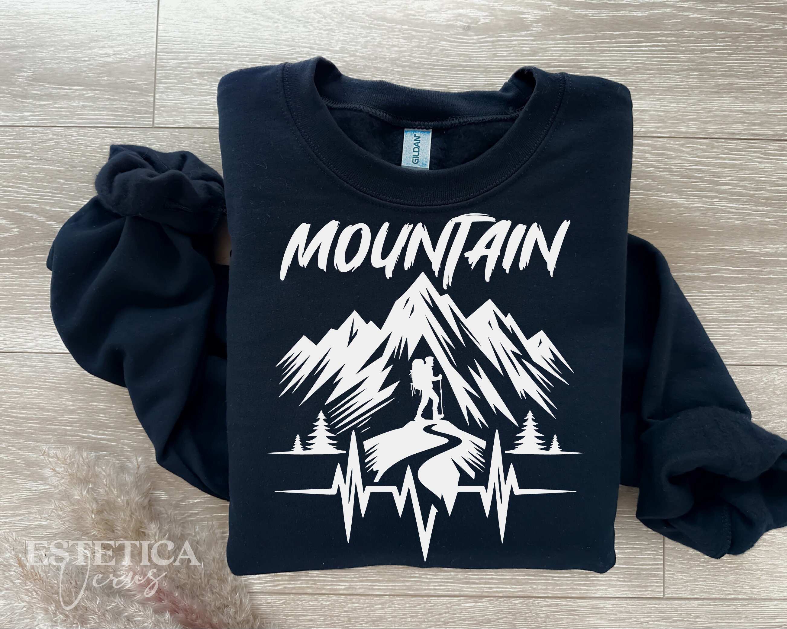 Mountain Heartbeat Svg Png, Mountain Svg, Camping Svg, Outdoor ...