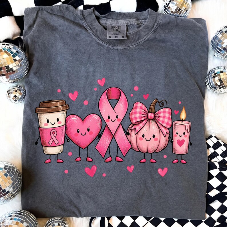 Pink Ribbon PNG, Fall Awareness Sublimation Digital File - Etsy