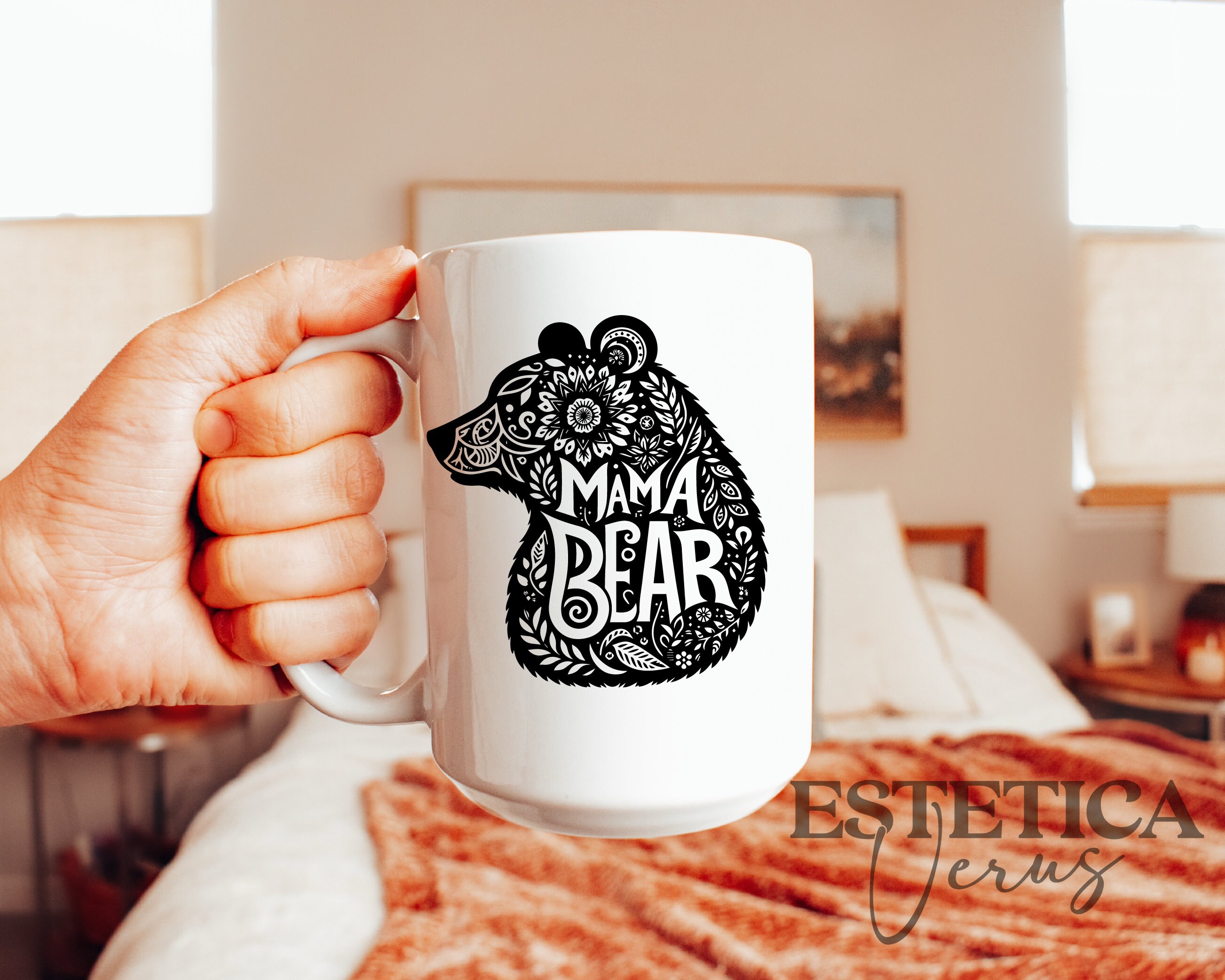 Mama Bear Svg Png, Mom Life Svg, Mama Bear Shirt Svg, Bear Family Svg ...