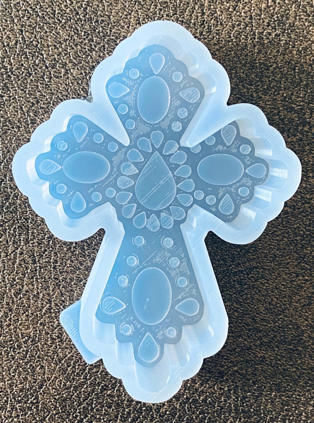 M599 Cross Turquoise Silicone Mold - Etsy