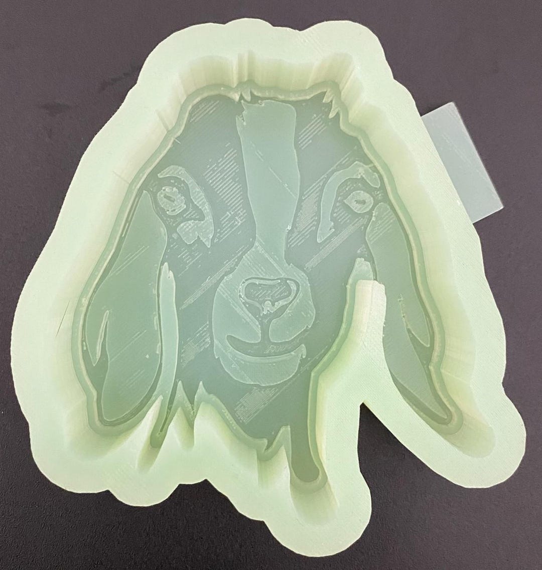 M176 Nubian Goat Silicone Mold - Etsy