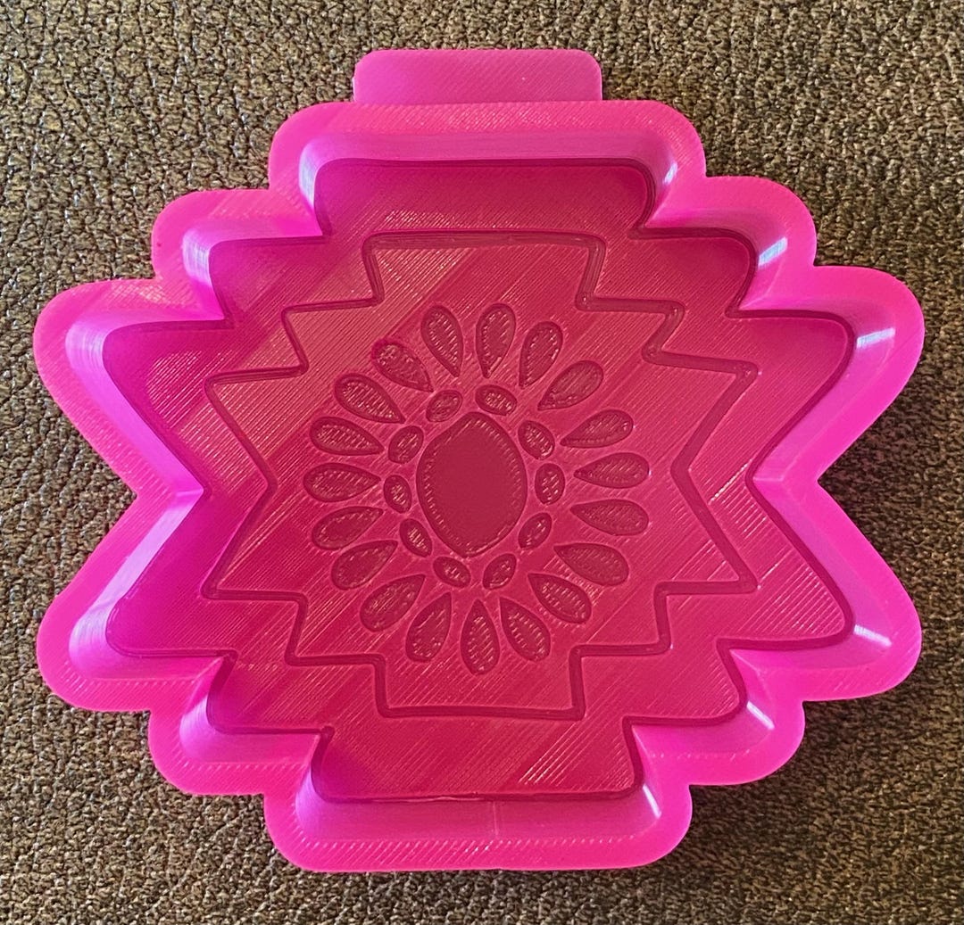 M681 Aztec Turquoise Design Silicone Mold - Etsy