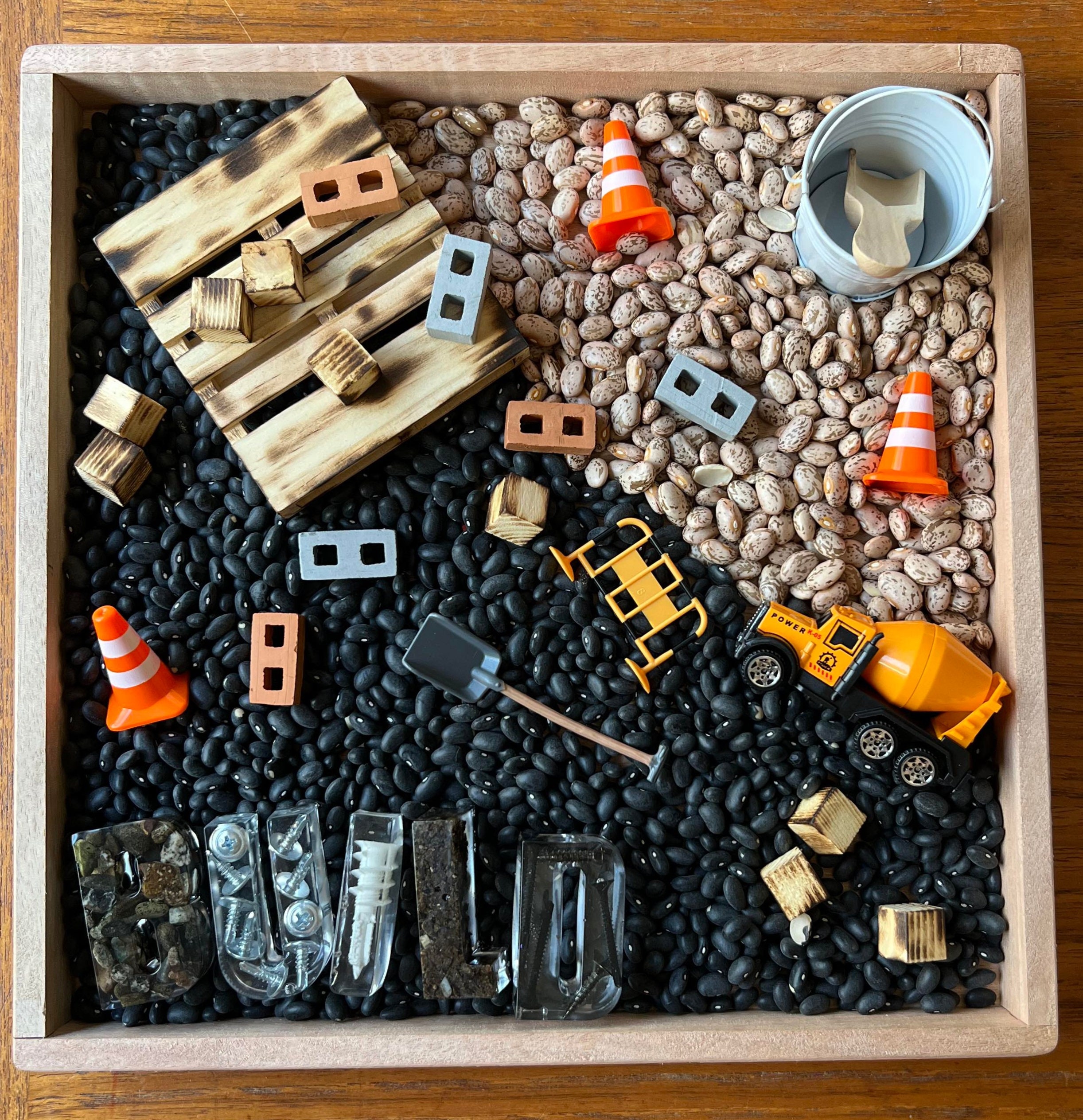 Construction Builder Sensory Play Kit - Etsy