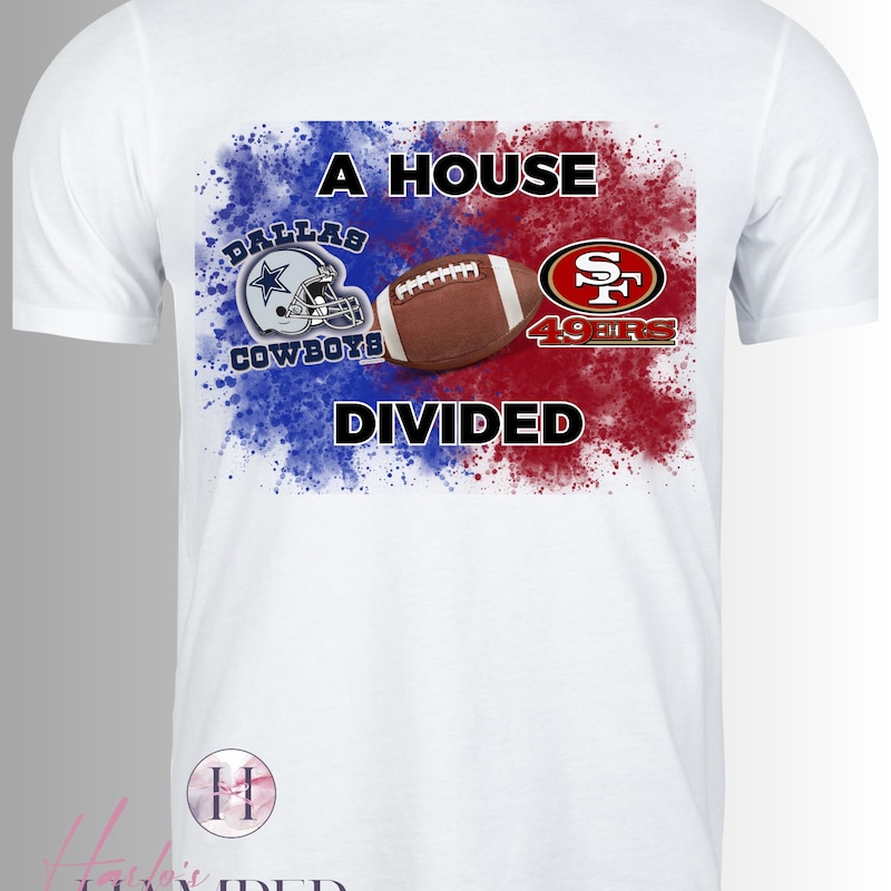 House Divided Nfl - Etsy