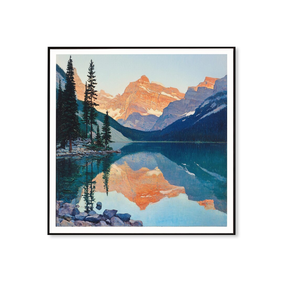 Banff Canada Mountain Peaks, Pine Forest, Crystal Lake, Banff Travel ...