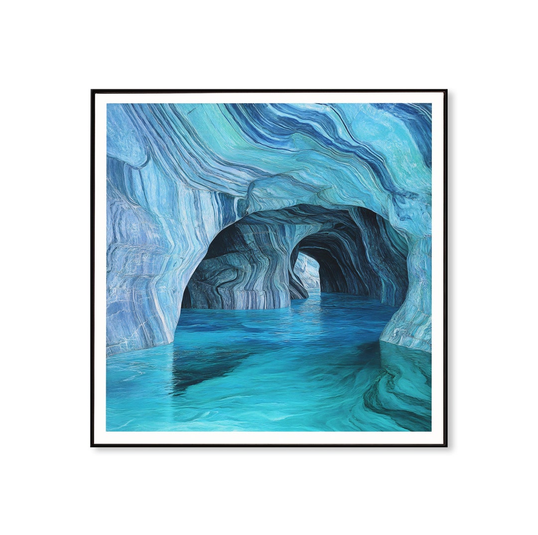 Crystal Blue Marble Caves of Patagonia, Feel Good at Home, Calming ...
