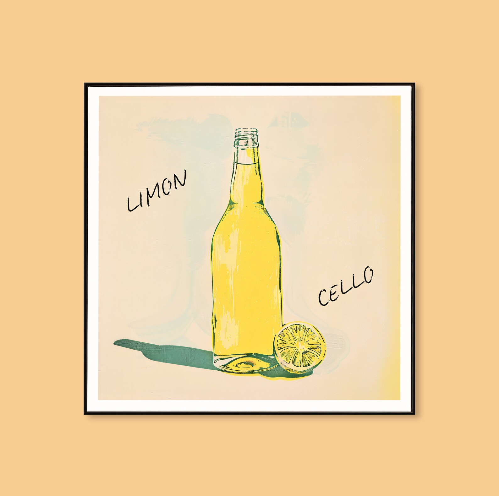 Limoncello Print, Classic Cocktail Print, Limoncello Poster, Cocktail ...