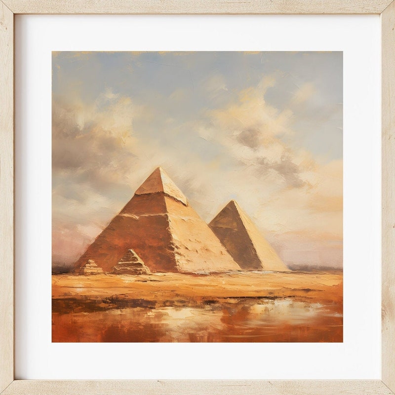 Pyramid Painting - Etsy