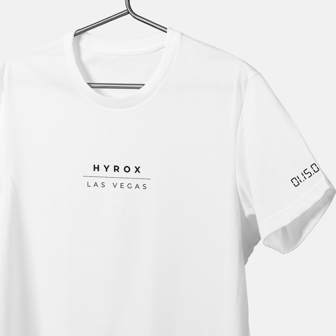 Personalised Hyrox Finisher Time Tshirt | London, Manchester ...