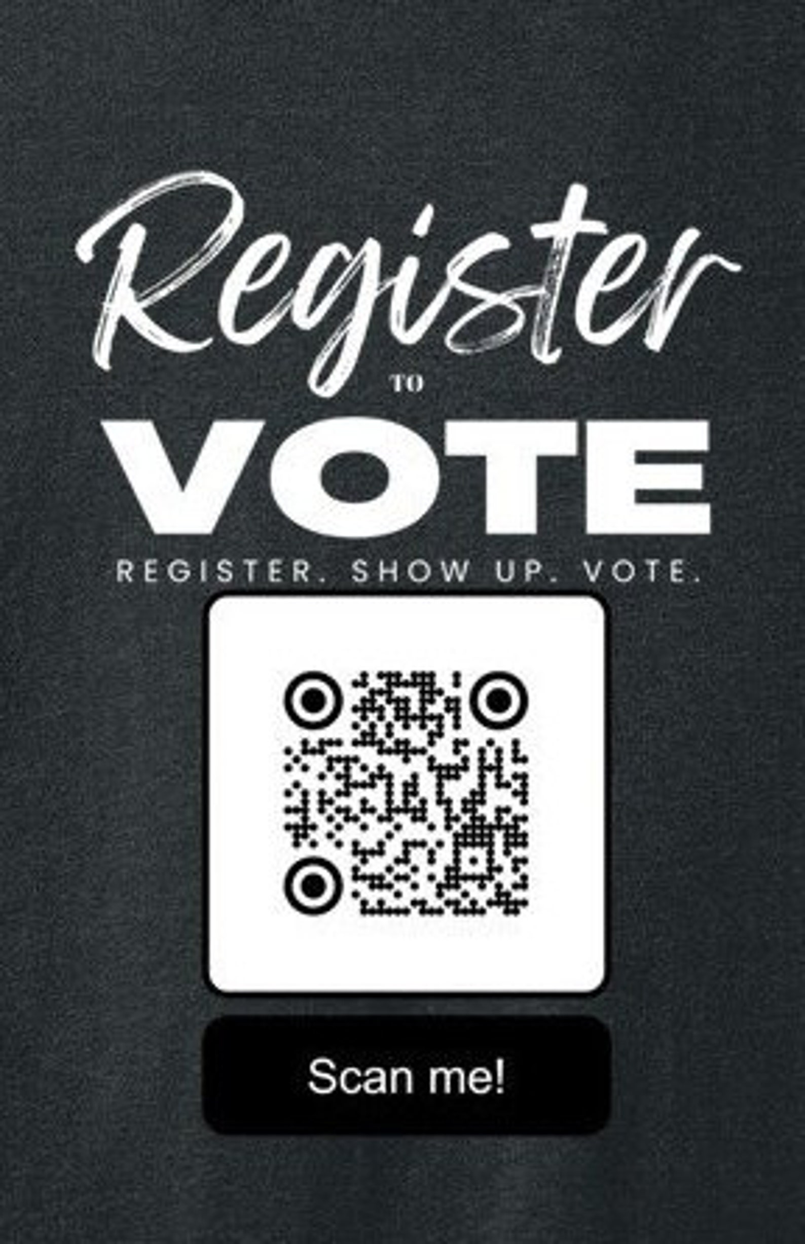 REGISTER to VOTE Shirt, QR Code Bella +canvas Comfortable T-shirt, A ...