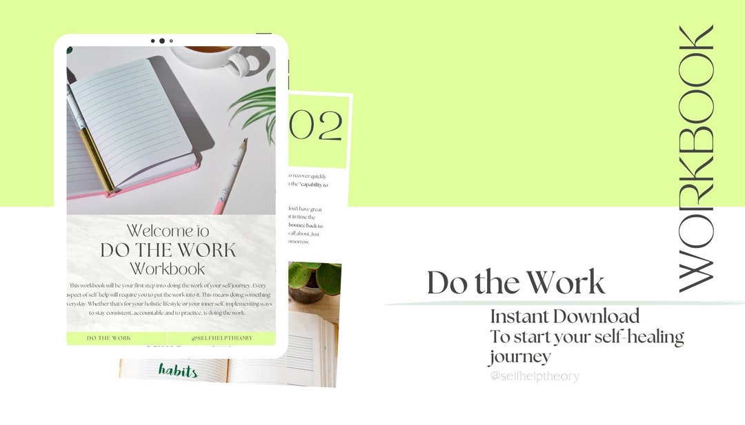 Do the Work Work Book - Etsy