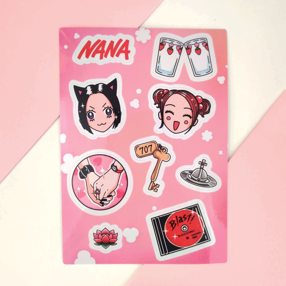Nana Stickers Sheet - Komatsu Nana and Osaki Nana - Etsy