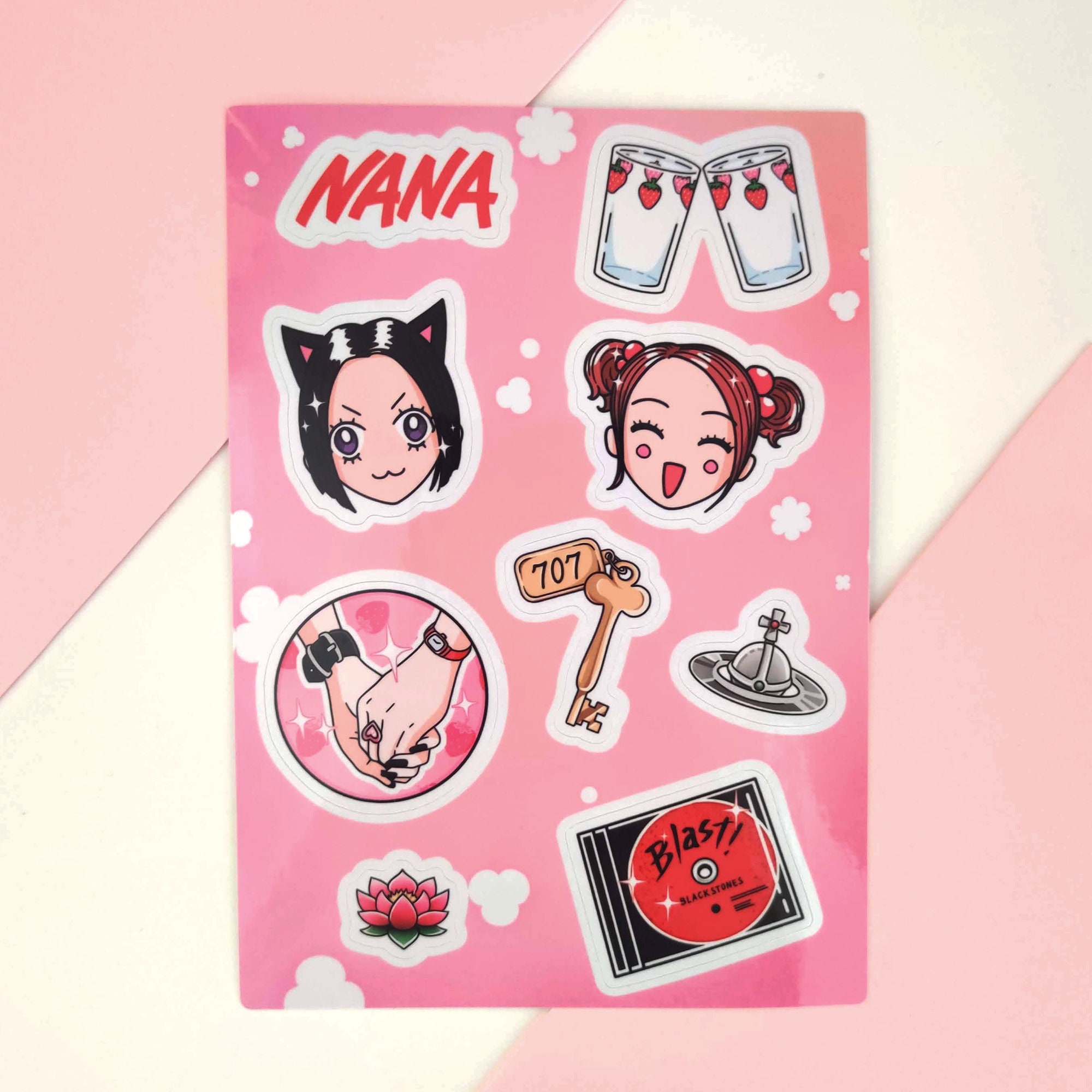 Nana Stickers Sheet - Komatsu Nana and Osaki Nana - Etsy