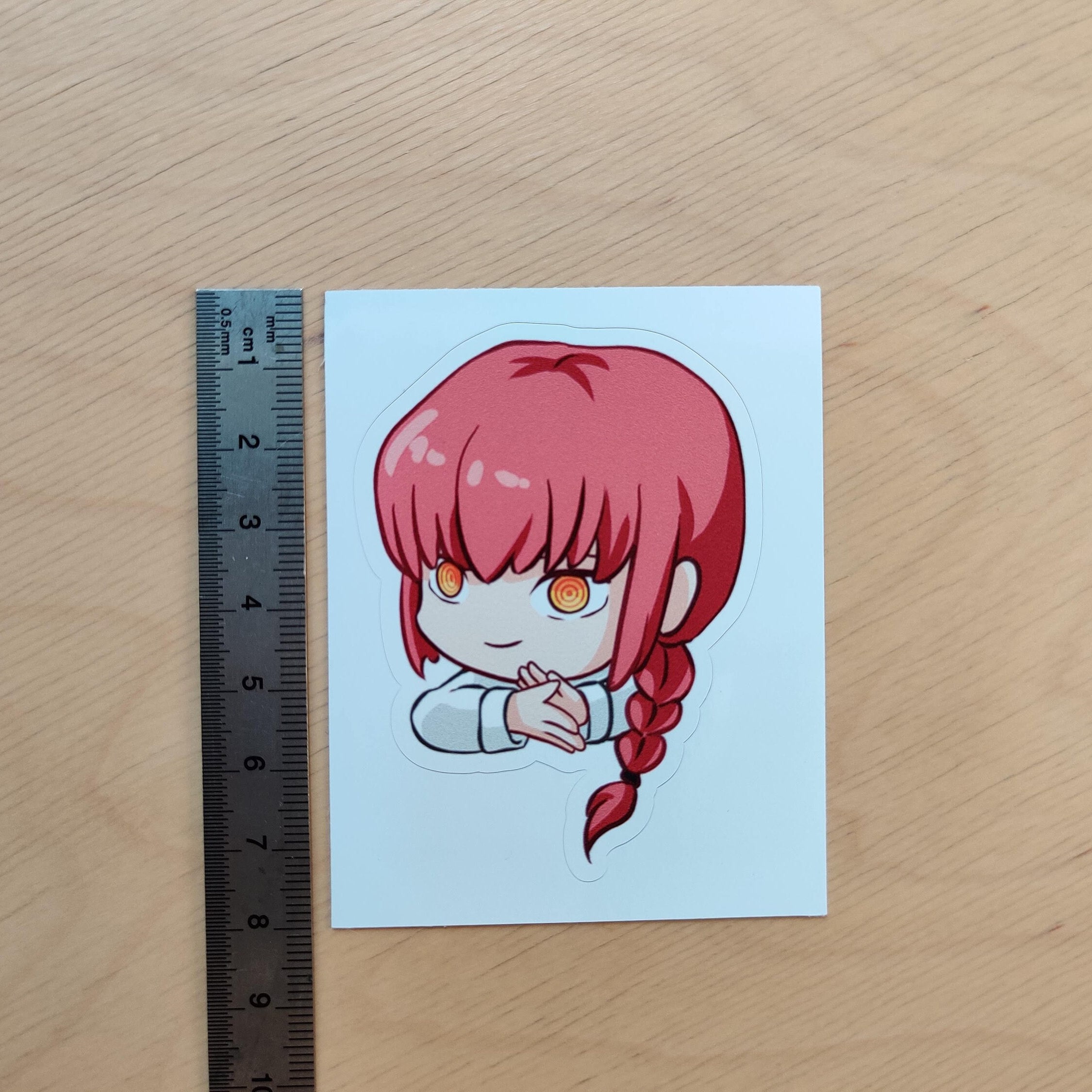 Chainsaw Man Chibi Stickers aki, Denji, Makima, Power Set of 4 Stickers ...