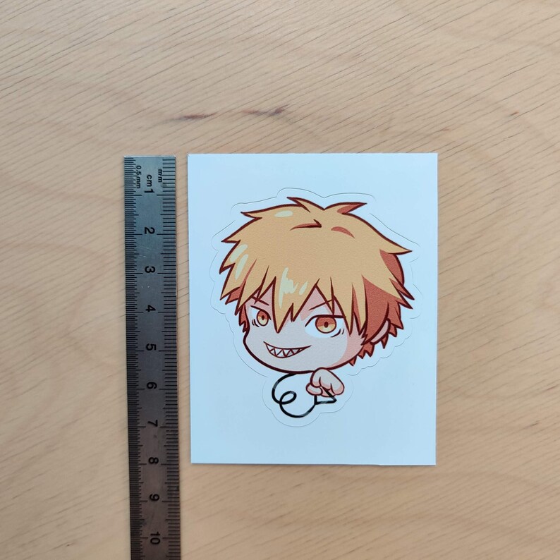 Chainsaw Man Chibi Stickers aki, Denji, Makima, Power Set of 4 Stickers ...